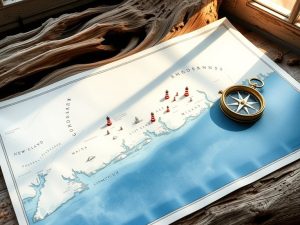 Map of New England Lighthouses: The Most Scenic Coastal Road Trip ...